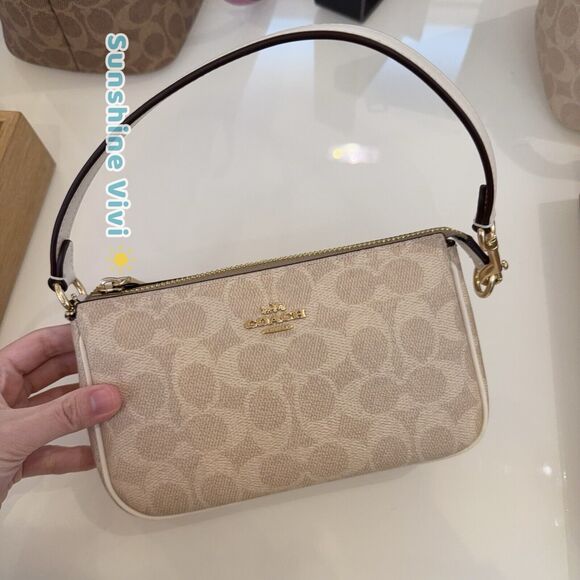Coach | Bags | Nwt Coach Nolita 9 Signature Canvas Cw426 Sand Chalk ...